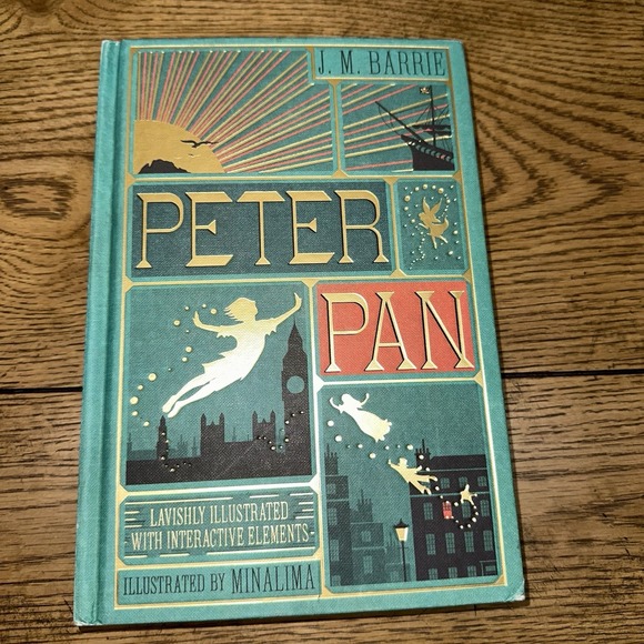 Art | Peter Pan J M Barrie Minalima Edition Hardcover Interactive ...